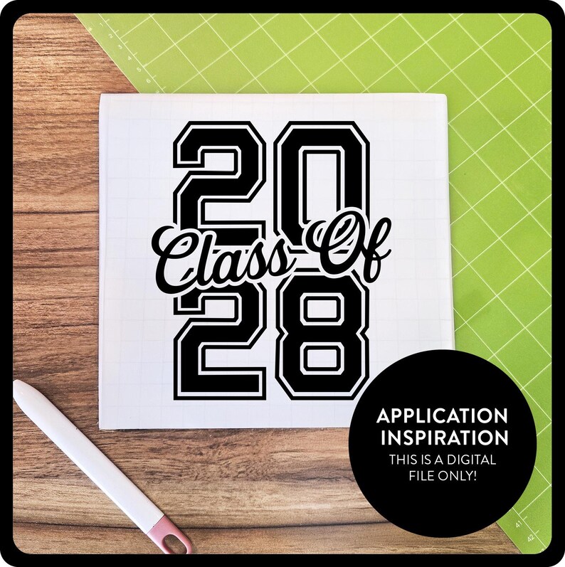 Class of 2028 SVG: Trendy Senior Shirt Design (digital Download) - Etsy