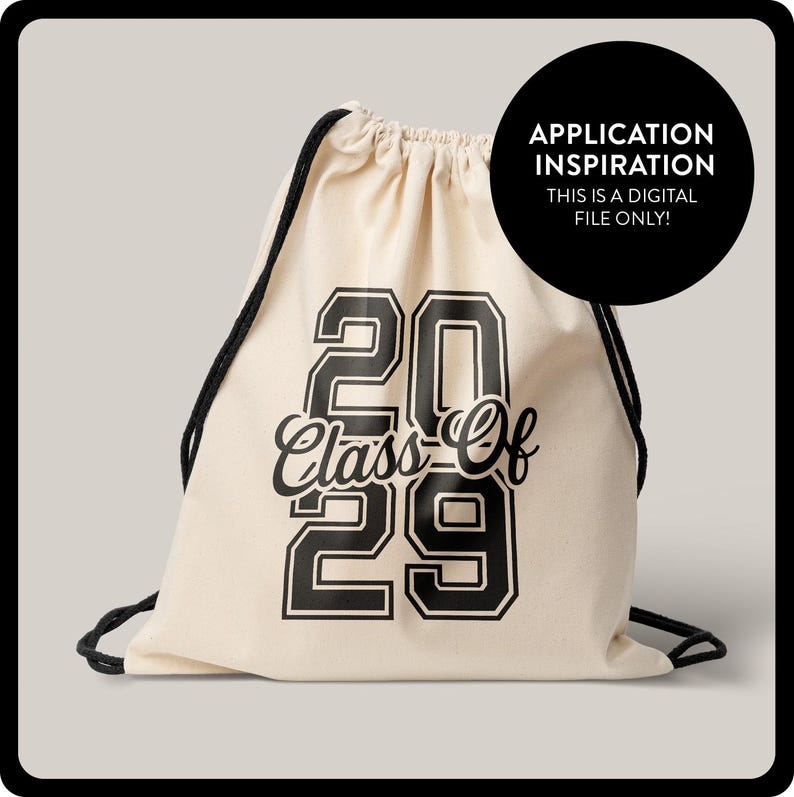 Class of 2029 SVG: Trendy School Spirit Shirt Design (digital Download ...