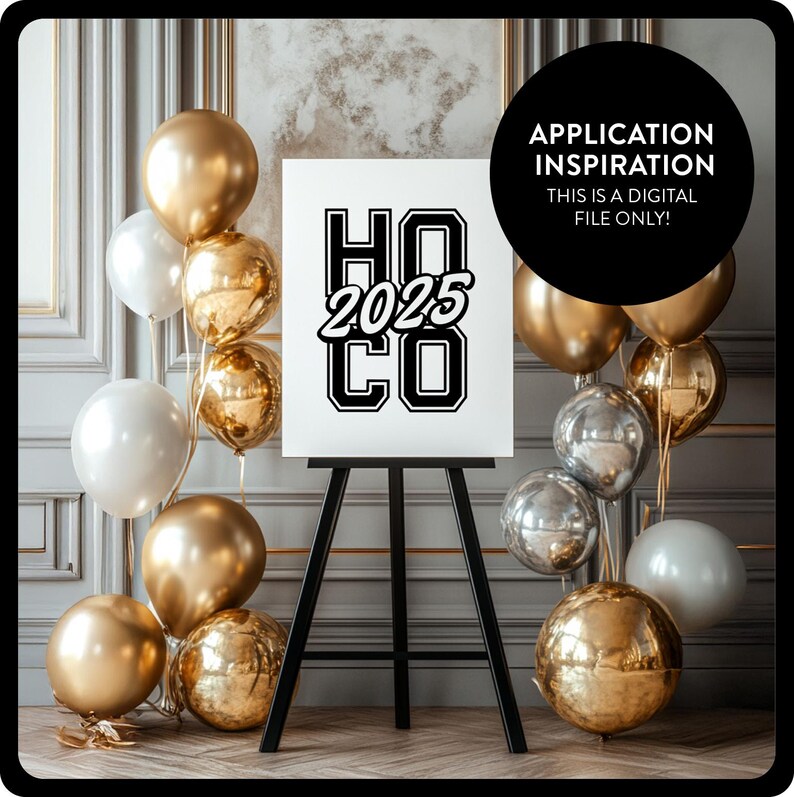Homecoming 2025 SVG: HOCO Decal, Sign, Stencil (digital Download) - Etsy