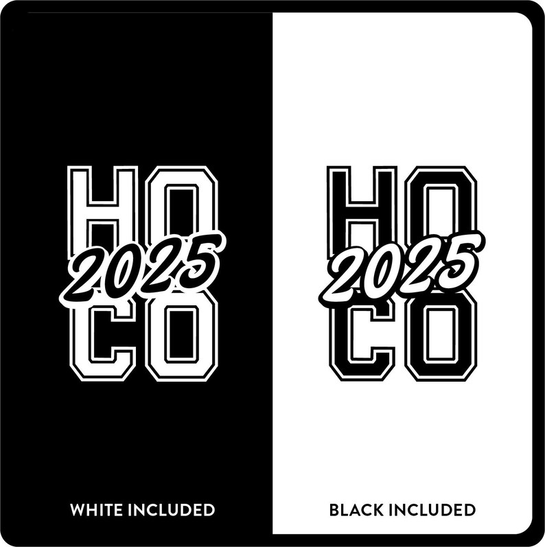 Homecoming 2025 SVG: HOCO Decal, Sign, Stencil (digital Download) - Etsy