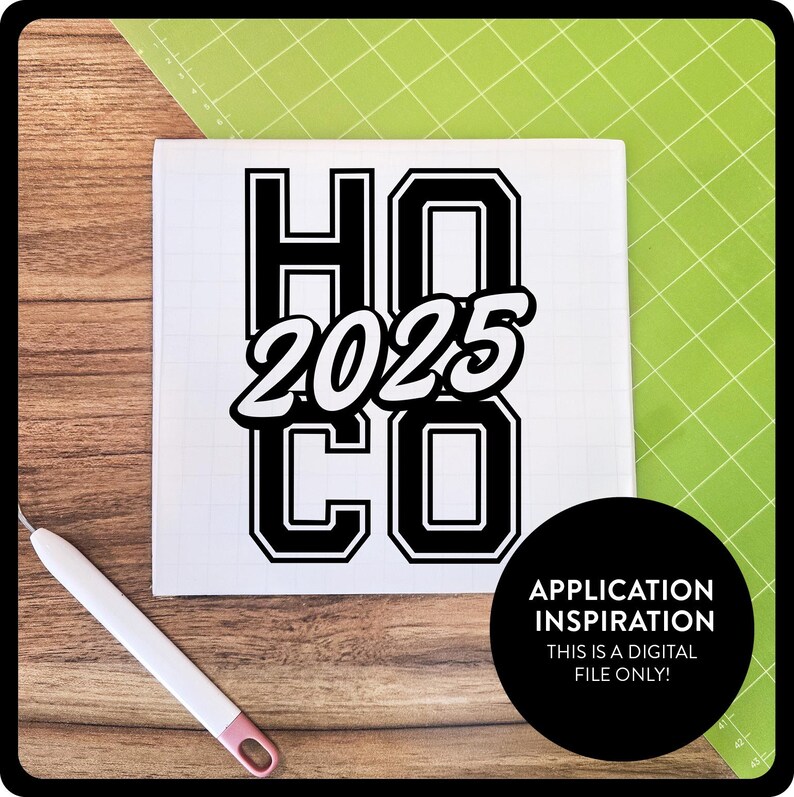 Homecoming 2025 SVG: HOCO Decal, Sign, Stencil (digital Download) - Etsy