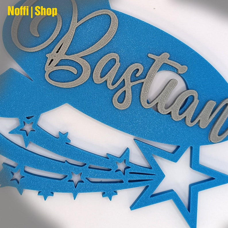 Personalized Name Plate | Individual Door Sign Rocket for Boys - Etsy
