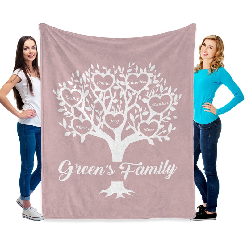 Family Tree Blanket - Etsy