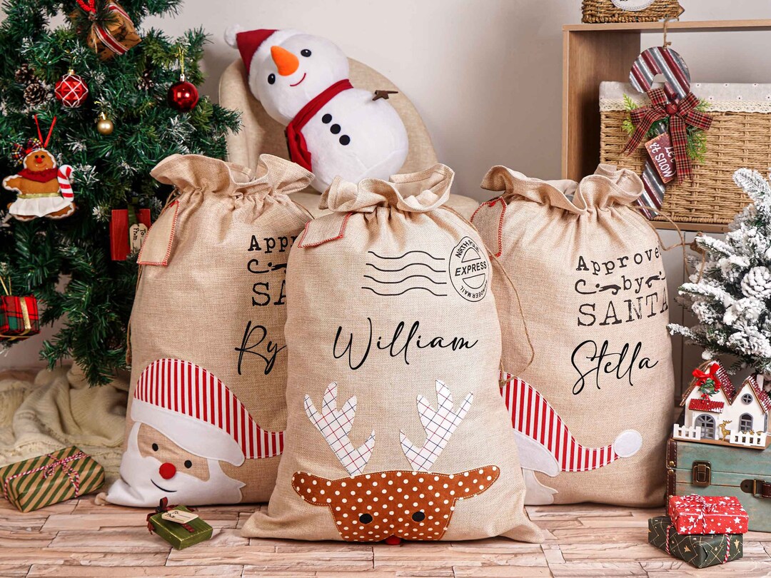 Personalised Santa Sack, Christmas Sack, Personalised Christmas Toy ...