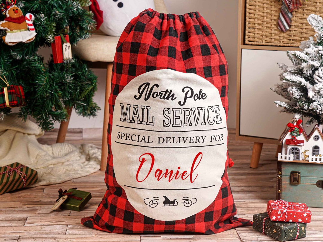 Personalised Santa Sack, Christmas Sack,christmas Toy Sack,child's ...