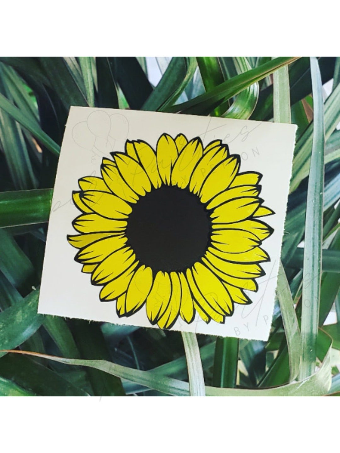 Sunflower, Vinyl Decal, Flower, Sticker - Etsy