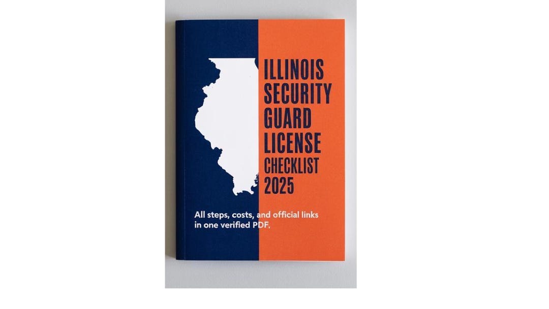 Illinois Security License Checklist (2025) | Printable PDF Guide, Steps ...