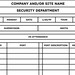 Security Guard Roll Call Template | Easy-to-use Attendance & Training ...