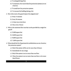 Guard Guides Fire Guard F-01, F-02, F-03/F-04 Practice Exams - Etsy