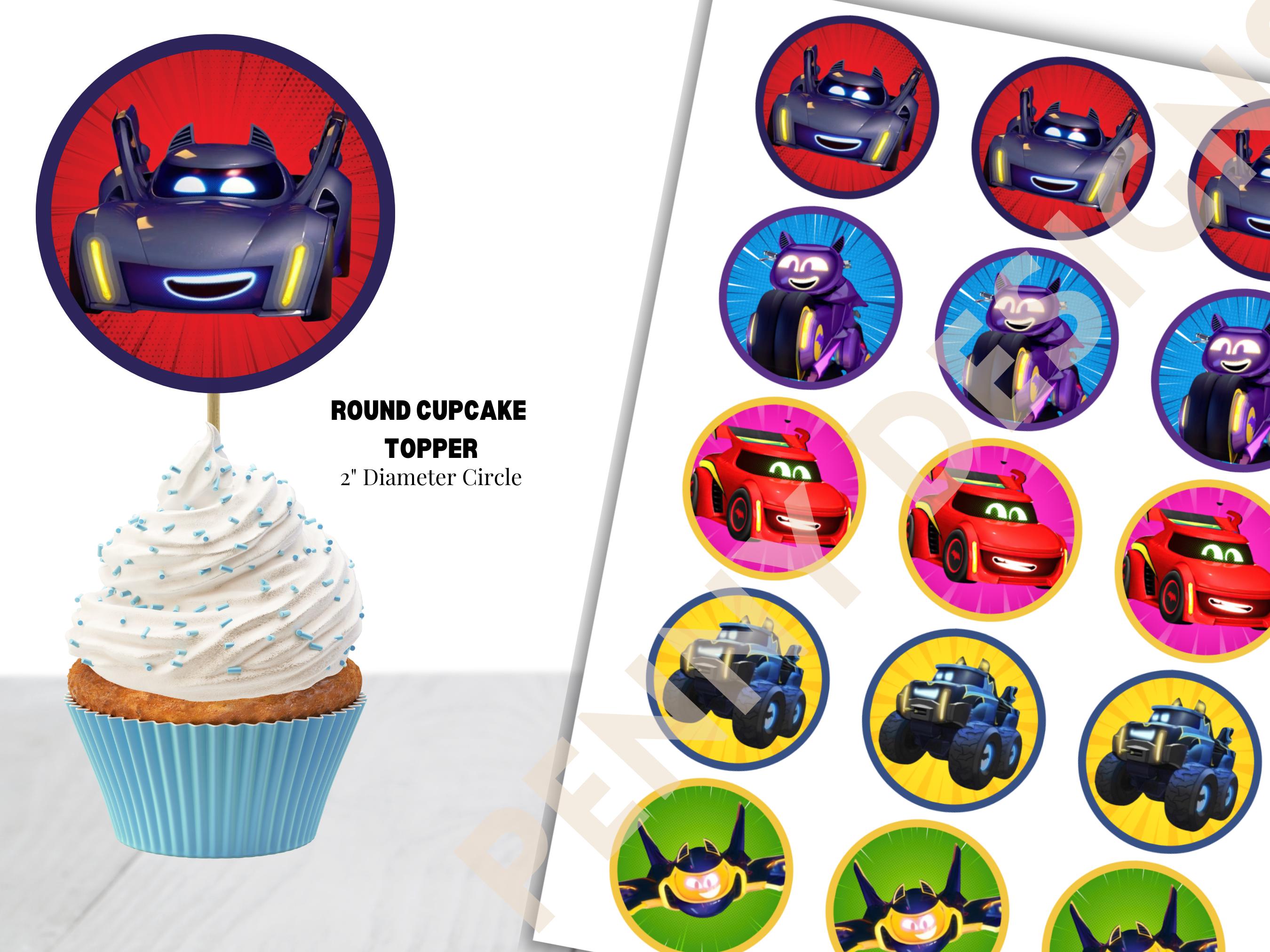 Bat Cupcake Toppers Birthday Favors Bat Party Cupcakes Bat Cake Pops ...