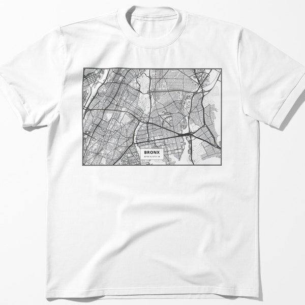 Bronx Map - Etsy