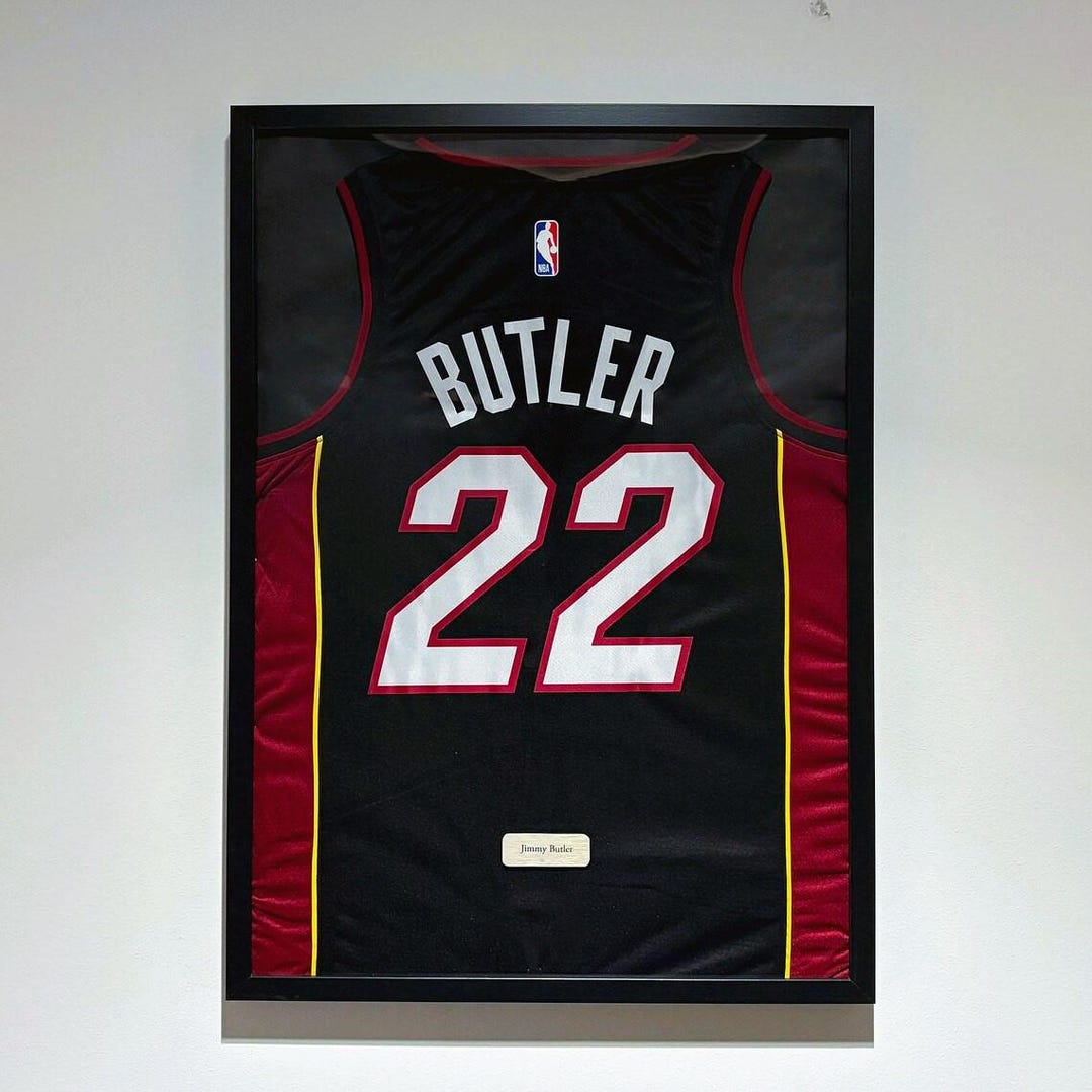 Miami Heat Jimmy Butler Jersey Framed, Jimmy Butler Shirt Framed, Miami ...