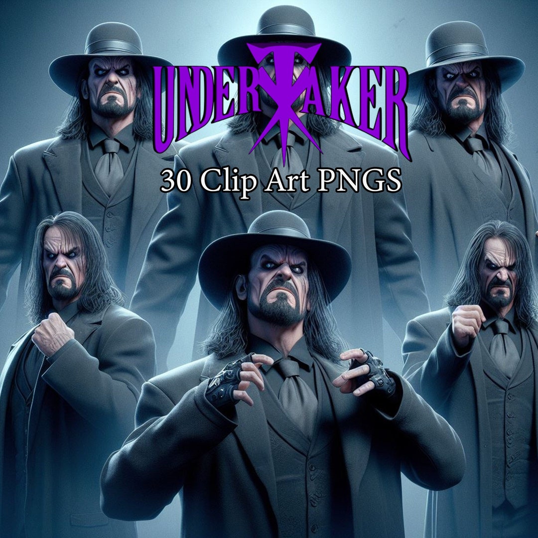 Undertaker 30 Clipart WWE Superstar Png Instant Download Png Pdf ...