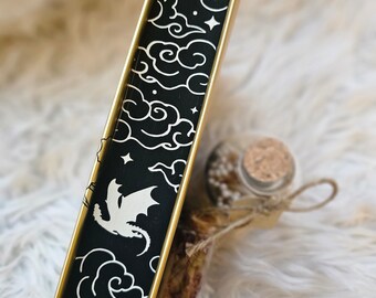 Dragons Sprayed Edge Designs on Fourth Wing and Iron Flame Custom ...