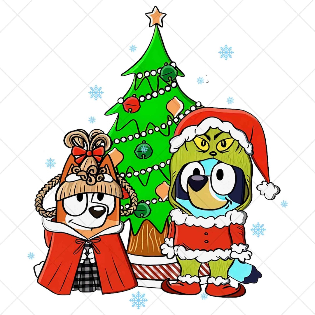 Bluey et Bingo Noël PNG Noël Bluey numérique - Etsy France