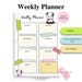Cow Theme Weekly Printable Planner, to Do List, Schedule, Planner ...