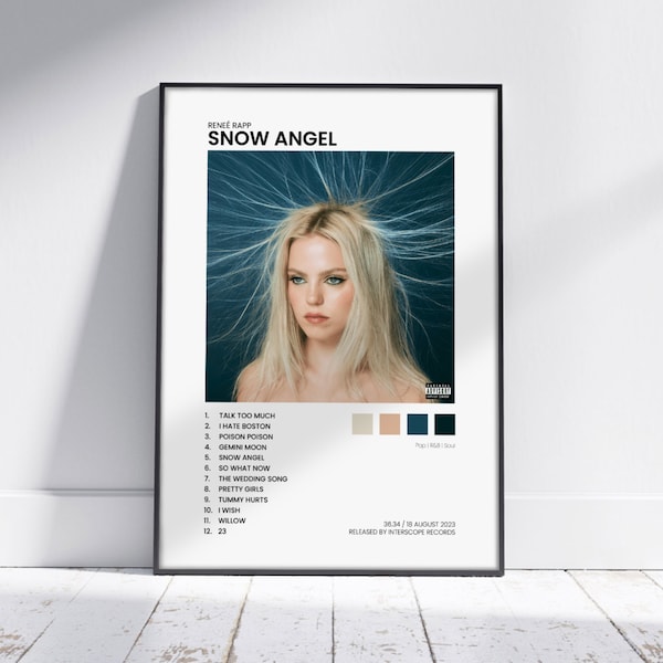 Renee Rapp Snow Angel Poster - Etsy