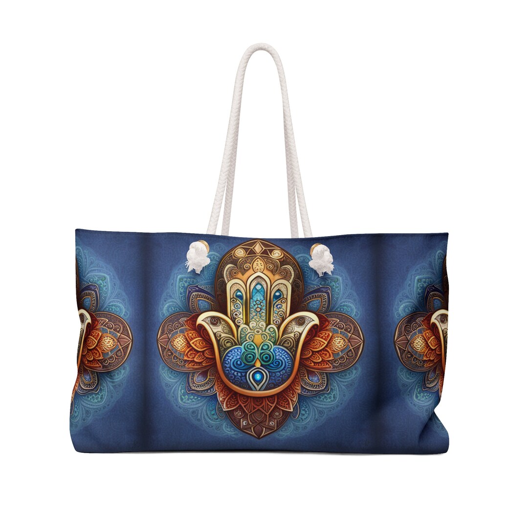 Luck & Protection Hamsa 2 Weekender Bag - Etsy