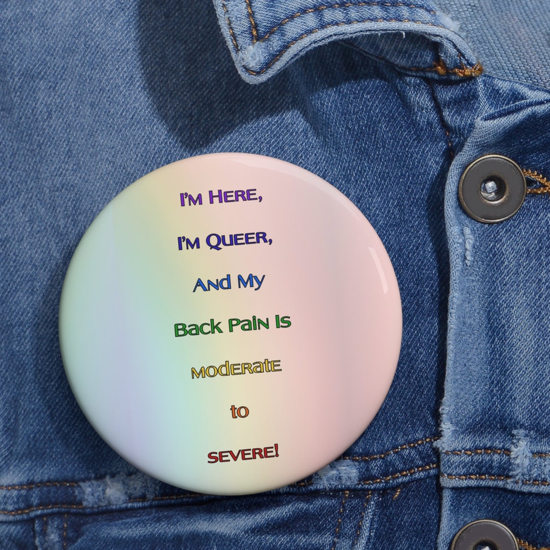Facts Upon Facts Ombre Custom Pin Buttons - Etsy