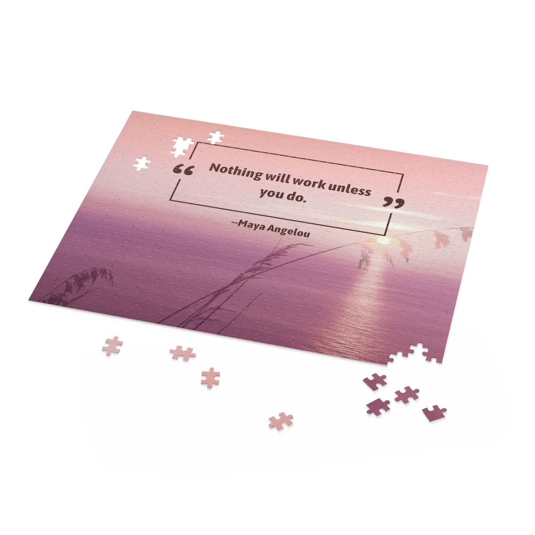 Reminder 1 Puzzle (120, 252, 500-piece) Maya Angelou - Etsy