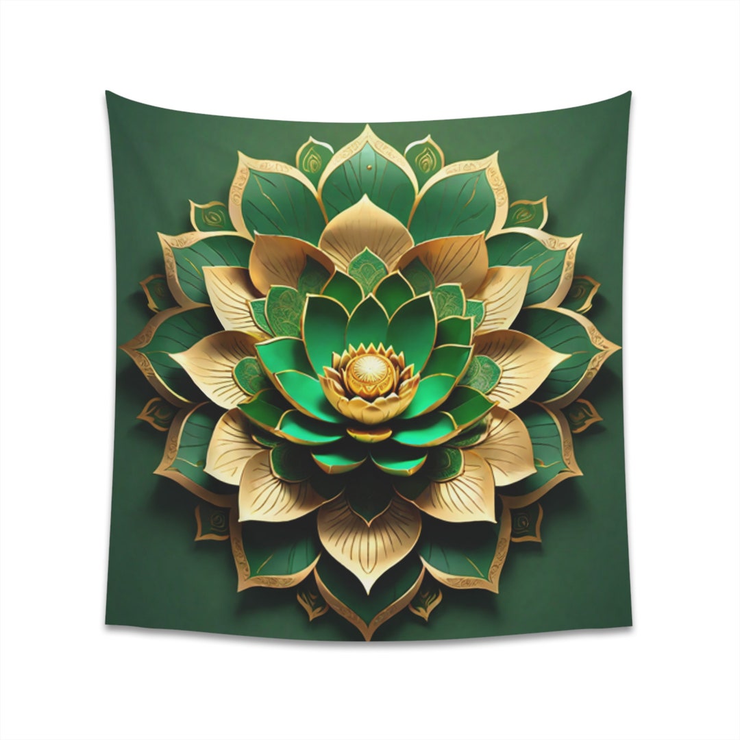 Money on My Mind Mandala 2 Printed Wall Tapestry - Etsy