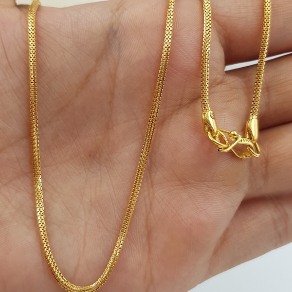 22kt Gold Chain - Etsy