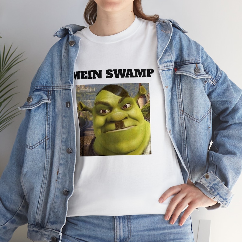 Shrek Meme Shirt, Mein Swamp Shirt, Shirts That Go Hard, Funny Gift, Present for Him, Meme Shrek ...