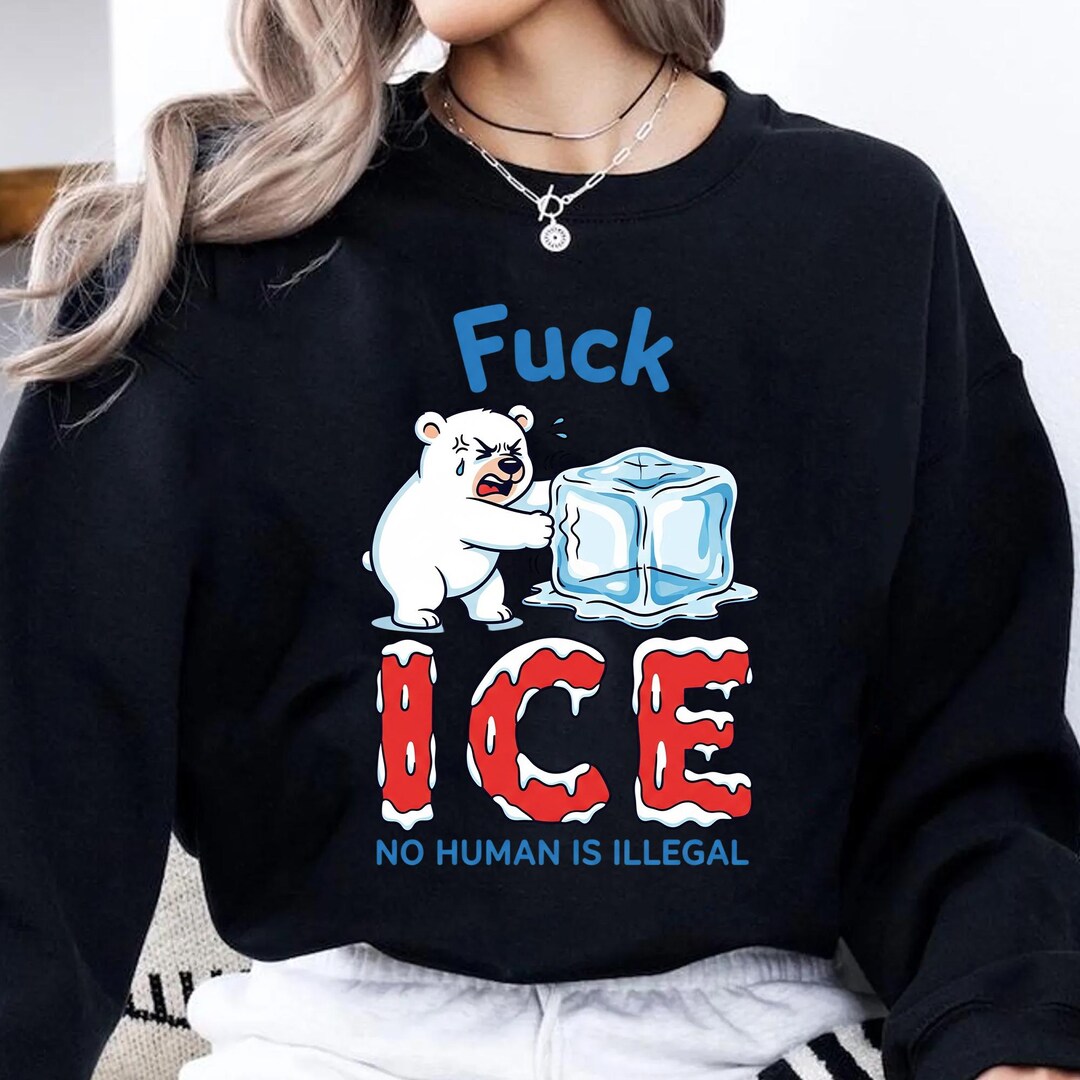 Anti ICE Shirt Png, F*ck ICE Tee Png, Protest Shirt Png, Anti Fascist ...