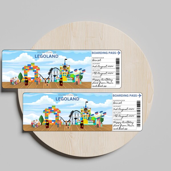 Legoland Ticket - Etsy