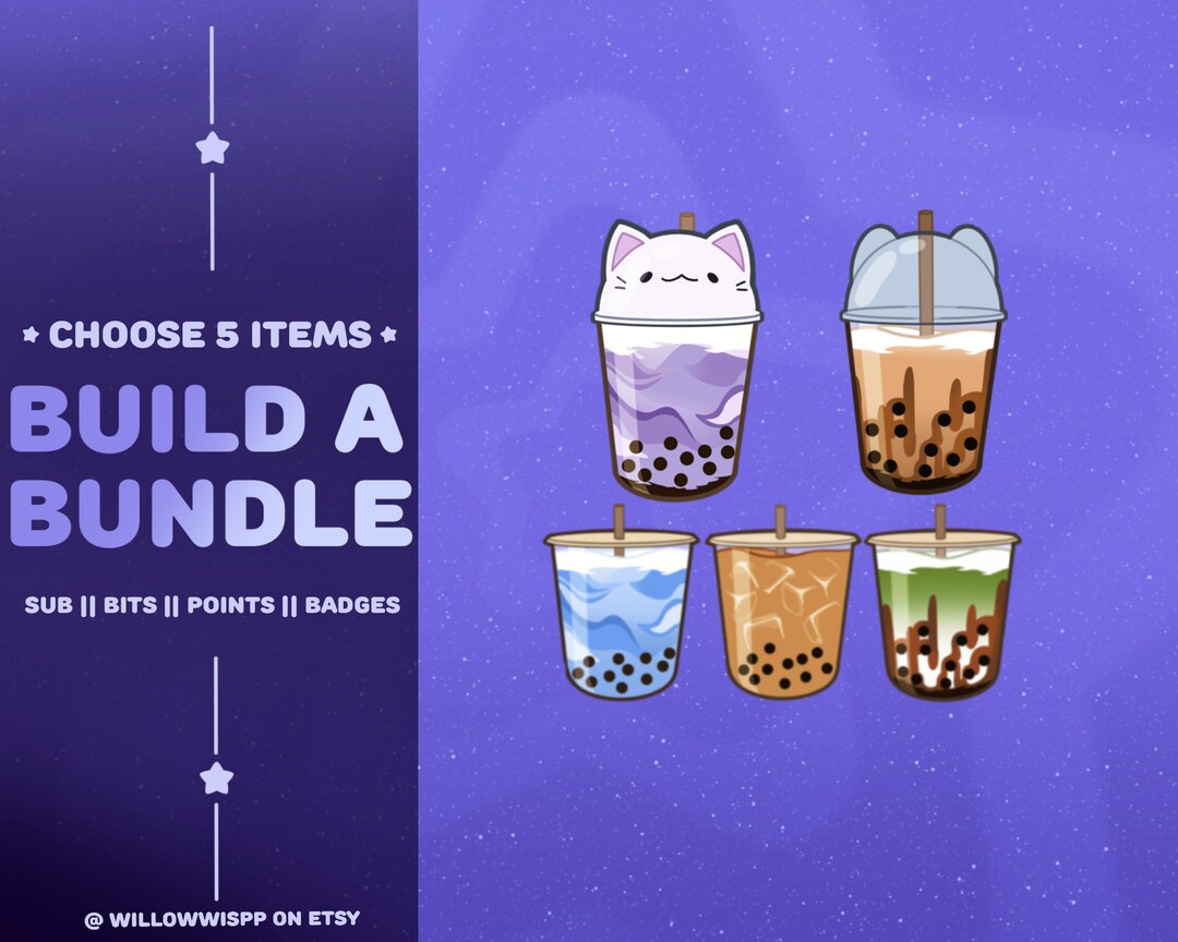 5x Build Your Own Emote/channel Point Set, Build a Bundle, Mix & Match ...