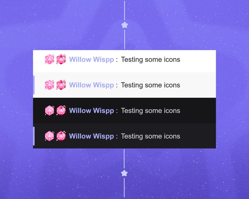 Pink D20 Sub Badge, Discord Roles Bits, Twitch Emote, Channel Point ...