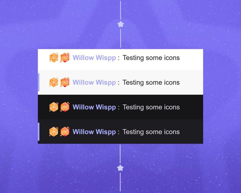 Orange D20 Sub Badge, Discord Roles Bits, Twitch Emote, Channel Point ...