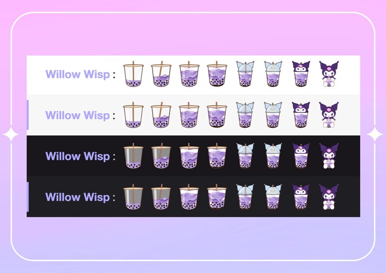 Kurom-i Boba Sub Badge, Discord Roles Bits, Cute Boba Channel Point ...