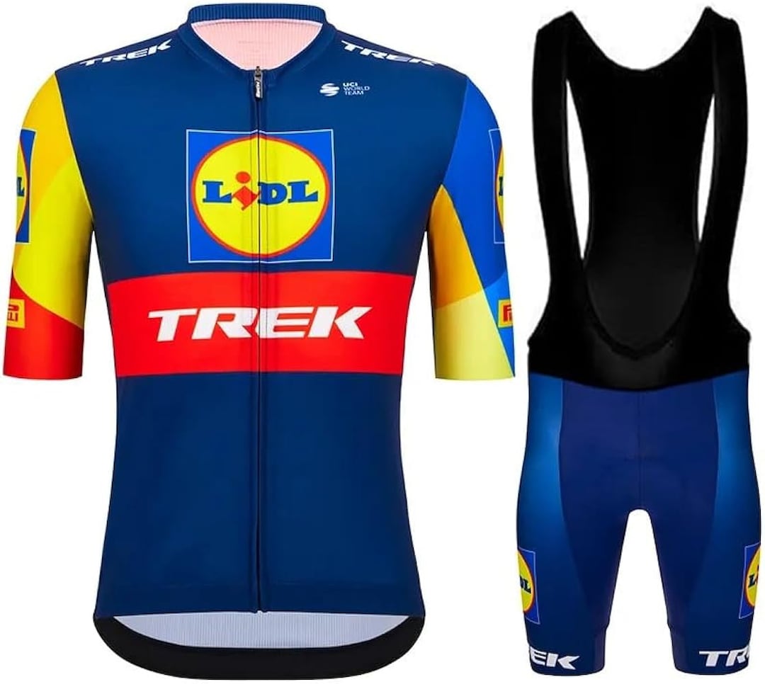 TREK LIDL Cycling Set Verão Short Cycling Jersey Top Verão Mtb Bdc - Etsy