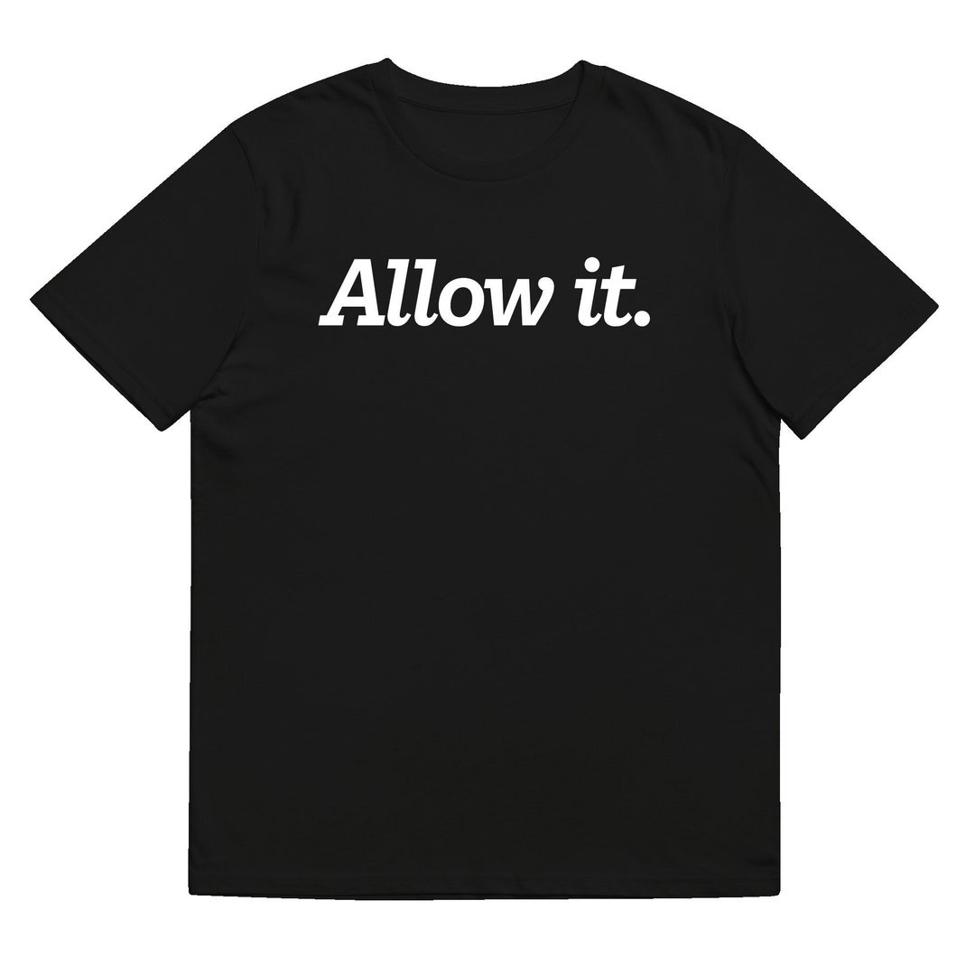 ALLOW IT Black T-shirt Top Boy Topboy Sully Dushane Jaq Roadman Shirt ...