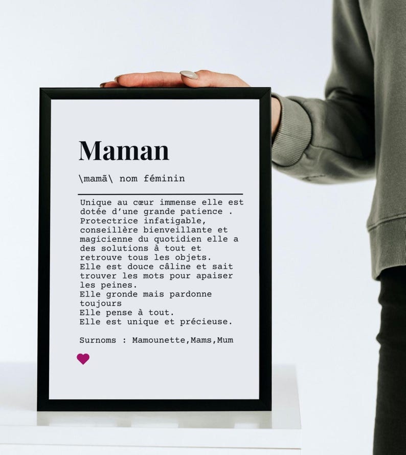 Printable Poster of the Definition of "mom" - Digital Download - Wall ...