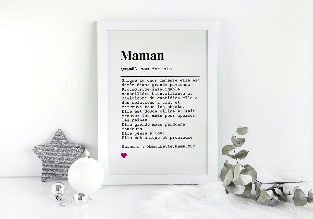 Printable Poster of the Definition of "mom" - Digital Download - Wall ...