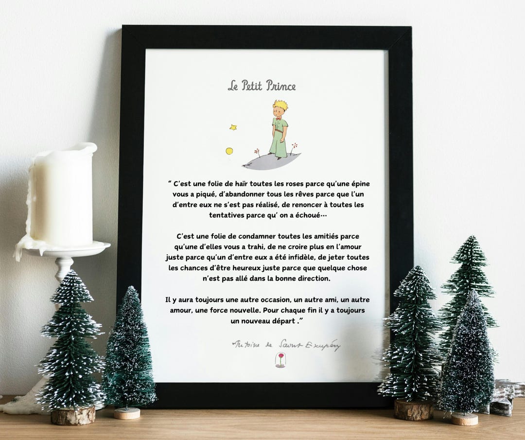 The Little Prince Poster - Digital Printable Wall Art - - Etsy