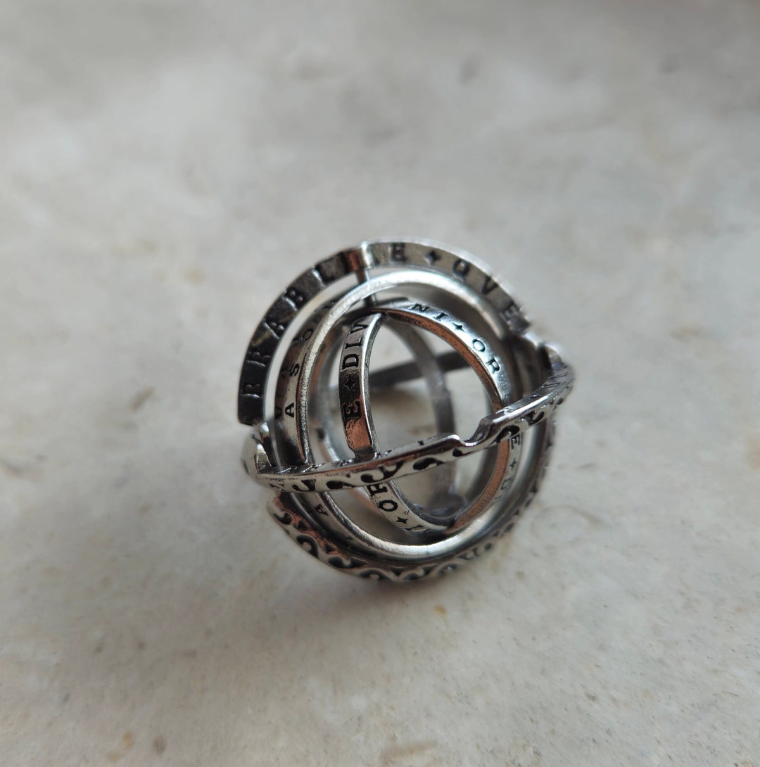 Spirit Vessel Ring With 100 Enochian Angels Bound to It | Magical ...