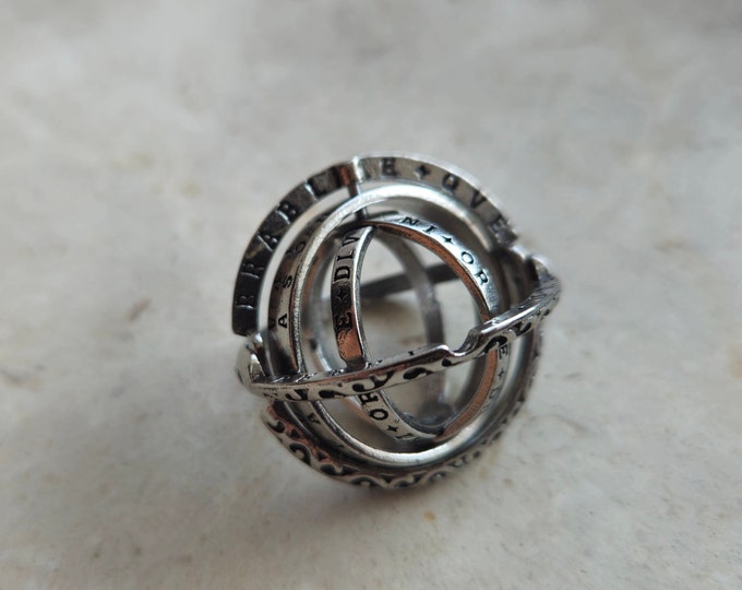 Spirit Vessel Ring With 100 Enochian Angels Bound to It | Magical ...