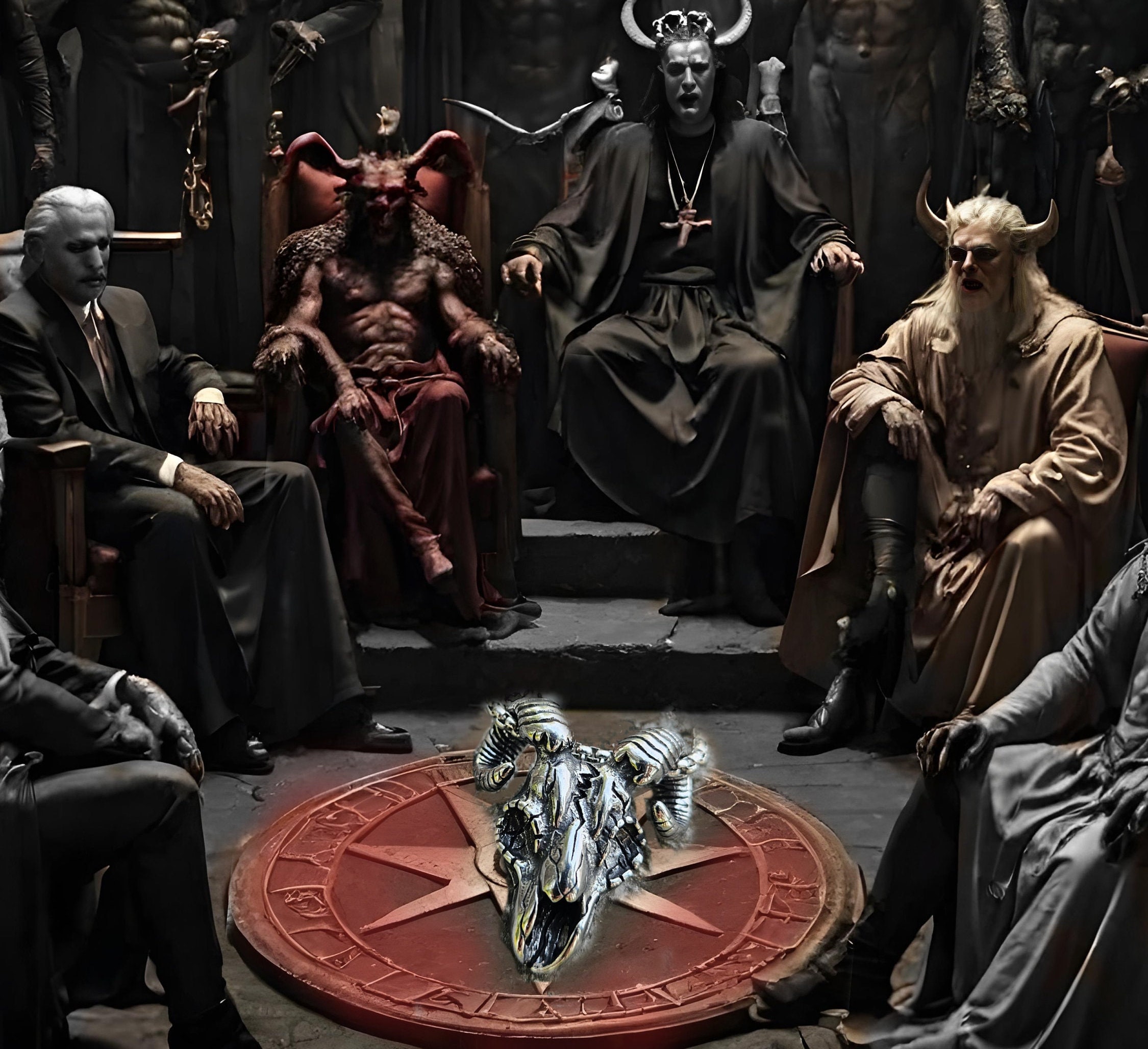 72 Demons of Goetia in Amulet Demon Spell Goetia Spell magick Talisman ...