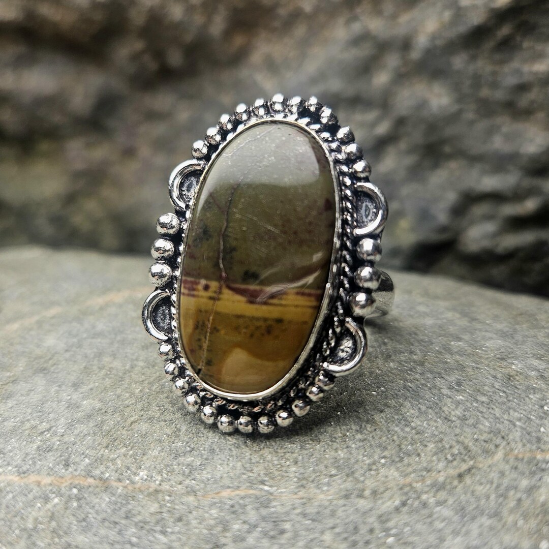 Triple Djinn Silver Ring | Bound Spirits of Wealth, Desire & Protection ...