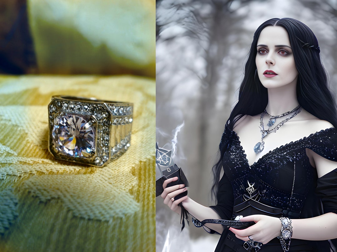 HIGHBORN DEMONESS QUEEN With Hecate's Powers in Ring Adoration Spell ...