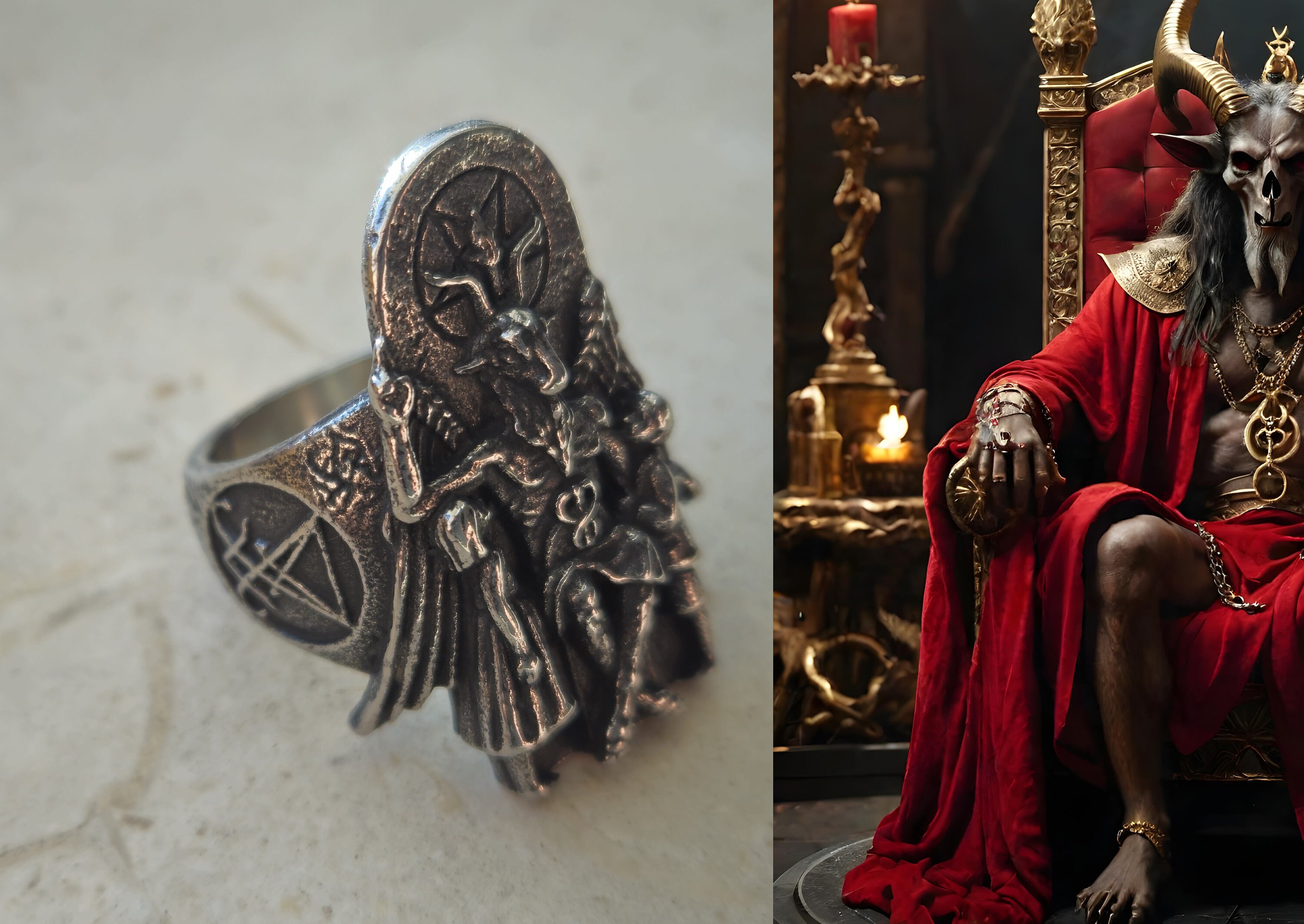 Lucifer Ring of Wealth and Power: Metaphysical Amulet - Etsy