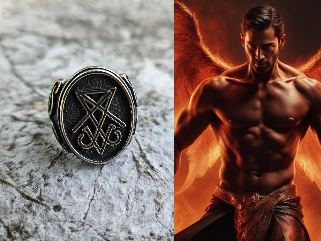 Lucifer Sigil Ring: Amulet of Ascension, Occult Jewelry - Etsy