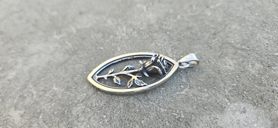 Lilith Rose Amulet Pendant: Witch Talisman Necklace - Etsy