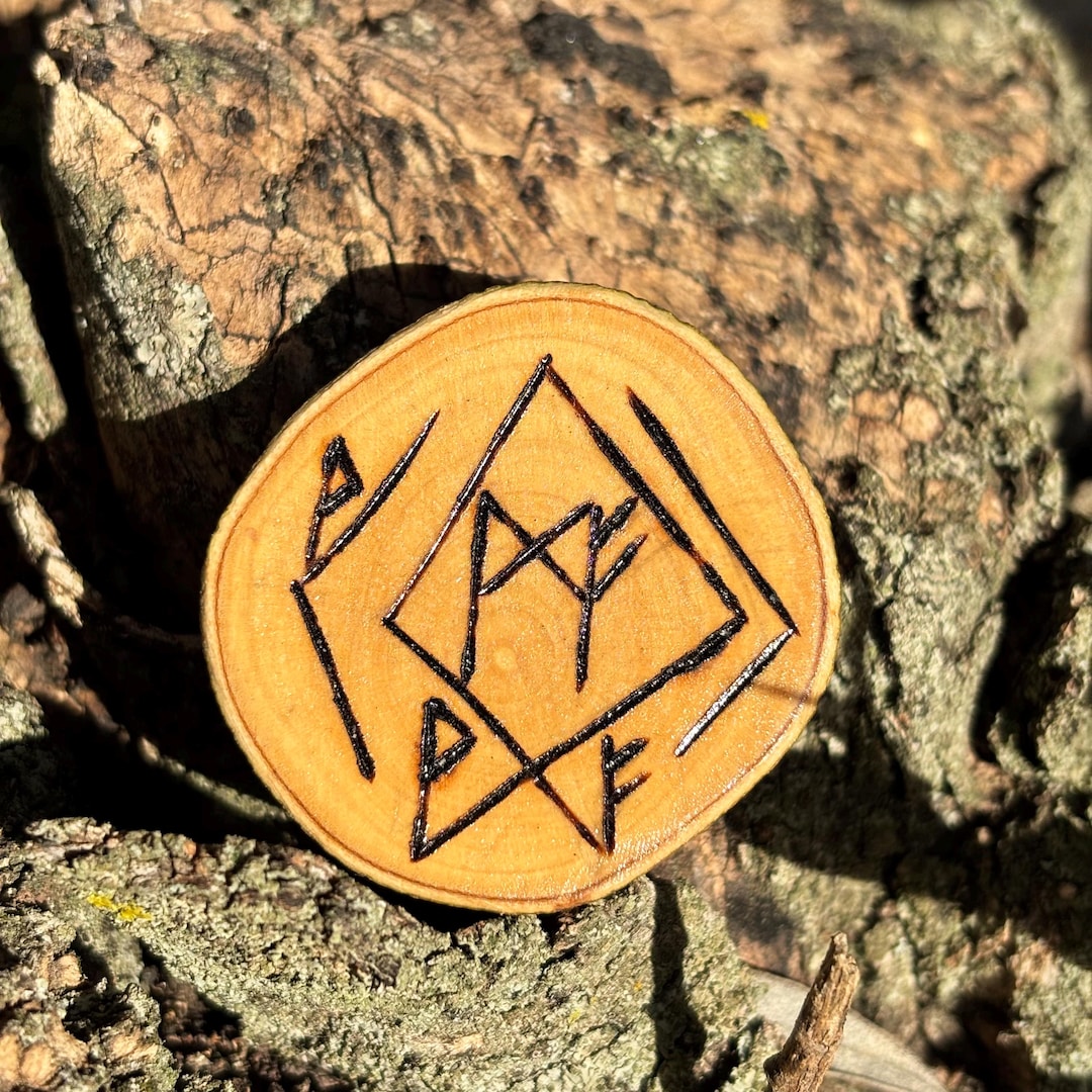 Work and Success Talisman in Olive Wood - Etsy
