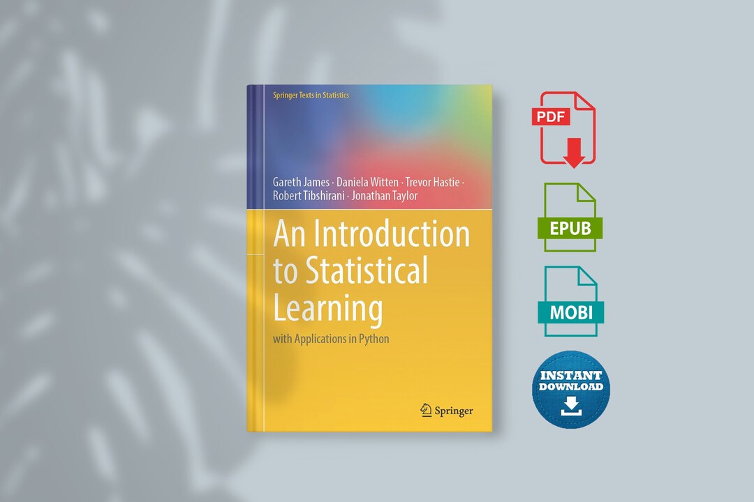 An Introduction to Statistical Learning: With Applications in - Etsy