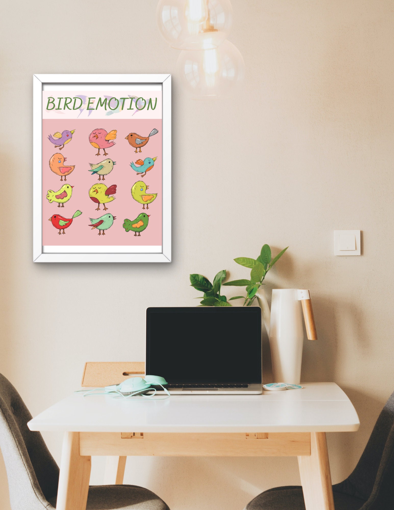 Bird Chart Bird Art Bird Art Print Framed Bird Art Bird - Etsy