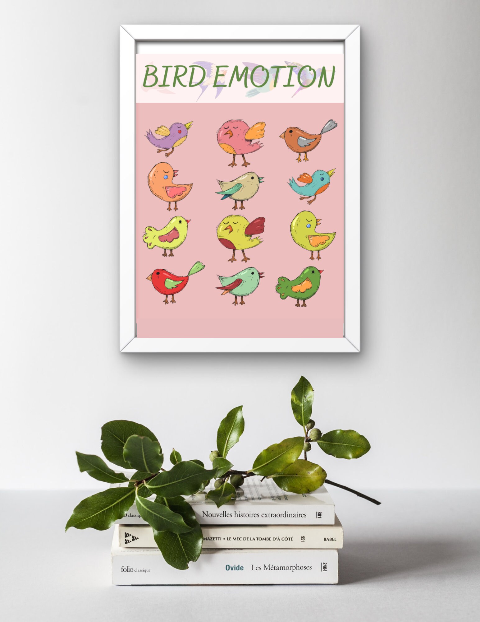 Bird Chart Bird Art Bird Art Print Framed Bird Art Bird - Etsy